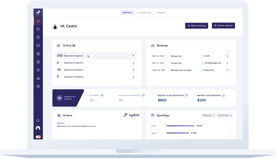 Rydoo For Expense Management